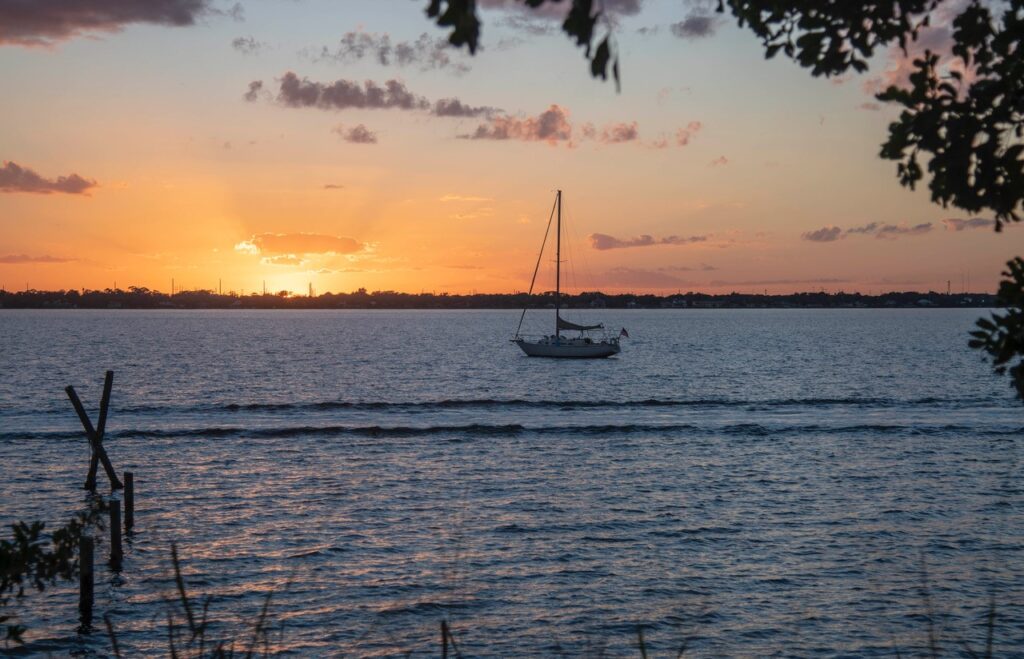 Sailboat and Sunset - Fred Mays - Brevard Cultural Alliance