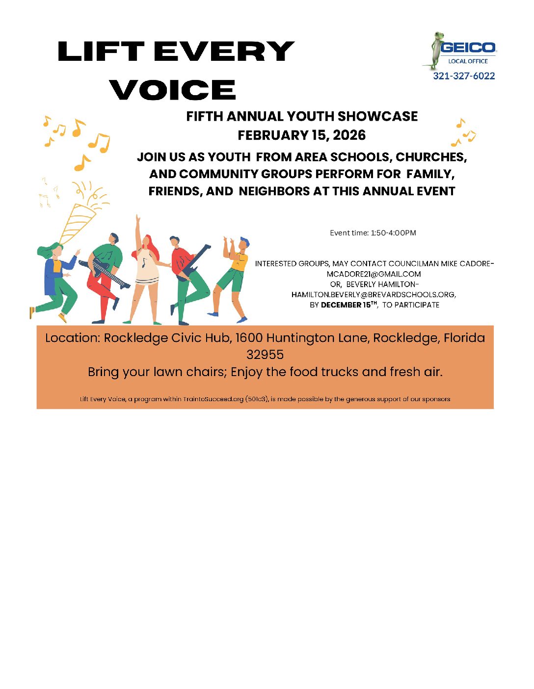 Lift Every Voice Youth Showcase - Brevard Cultural Alliance